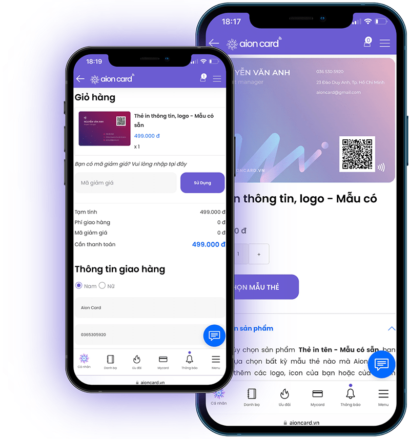 Thẻ Cá Nhân Thông Minh Siêu Kết Nối AION CARD | Giải Pháp Kết Nối Chỉ 1 ...