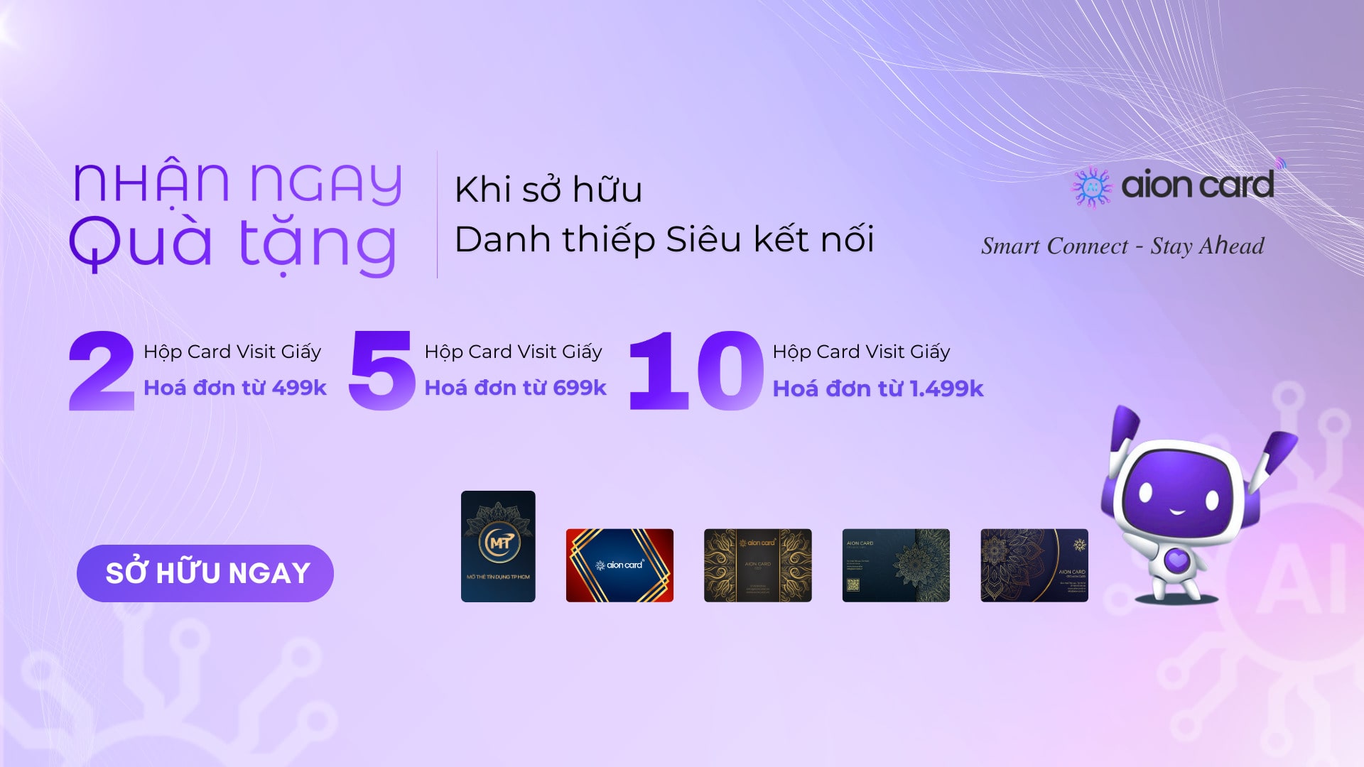Card Visit Điện Tử - Thẻ Cá Nhân Thông Minh 1 Chạm AION CARD